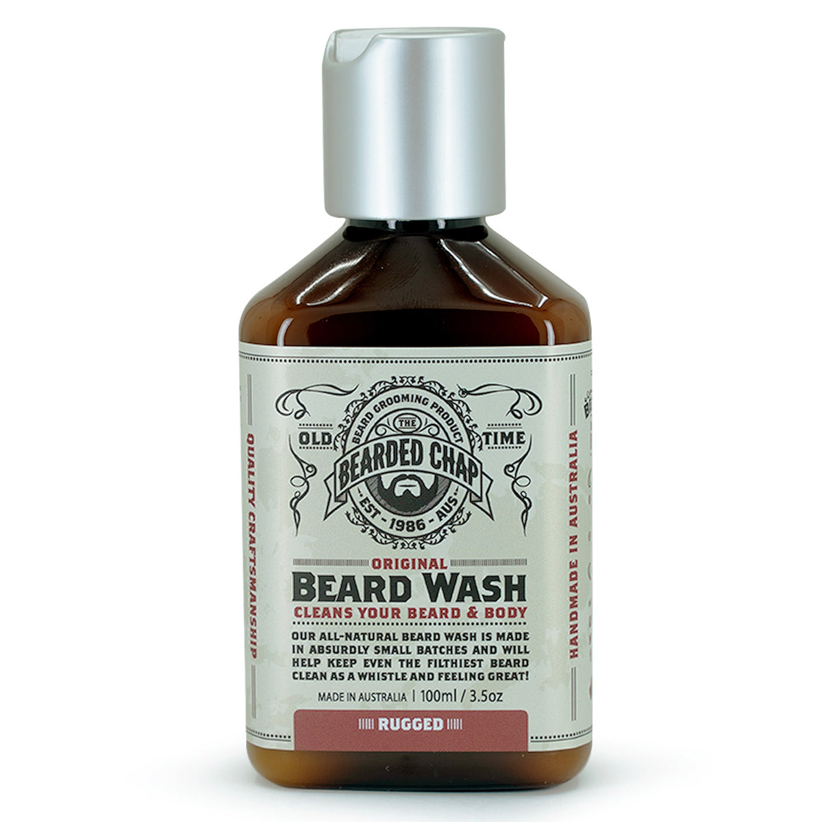 The Bearded Chap Beard Wash Rugged 100ml | Tommy Gun's Barbershop New ...