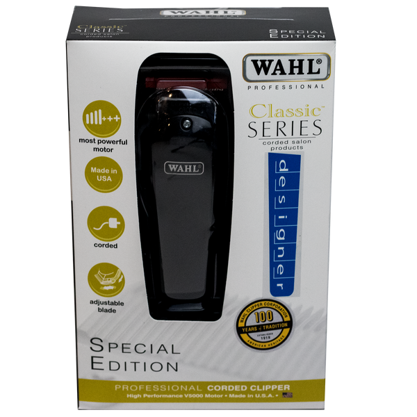Wahl Designer Clipper Black | Tommy Gun's Barbershop New Zealand ...